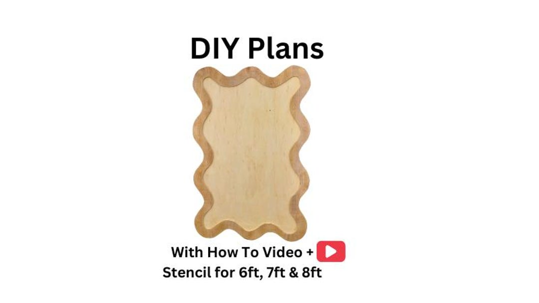 Wavy Wall Backdrop PLANS With Measurements- DIGITAL DOWNLOAD (these Are ...