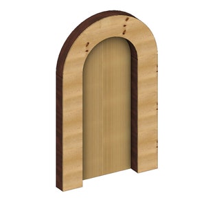 3D Single Layer Arch PLANS With Measurements - DIGITAL DOWNLOAD (these ...