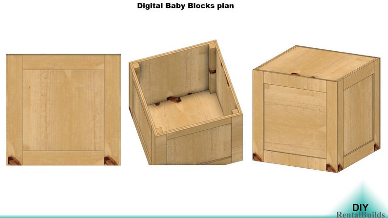 Baby Box PLANS With Measurements- DIGITAL DOWNLOAD (these Are Only ...