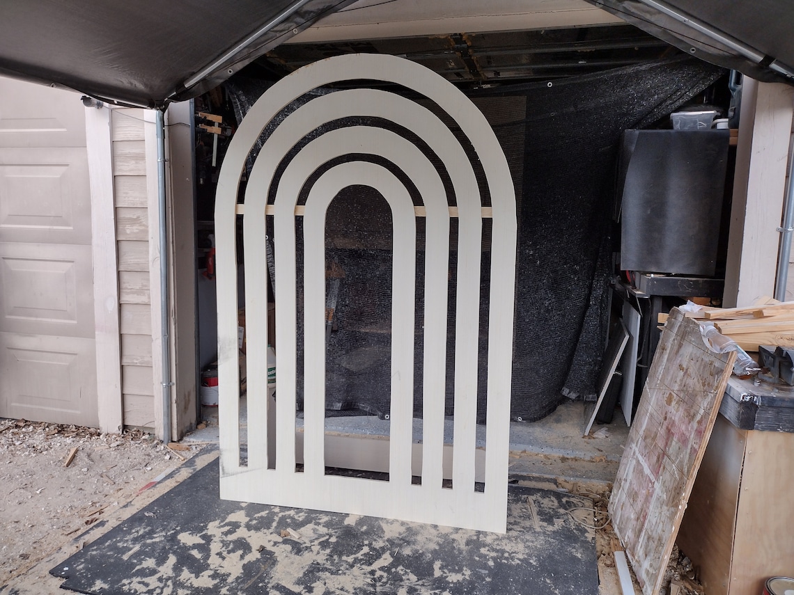 Rainbow Arch Backdrop PLANS With Measurements DIGITAL - Etsy