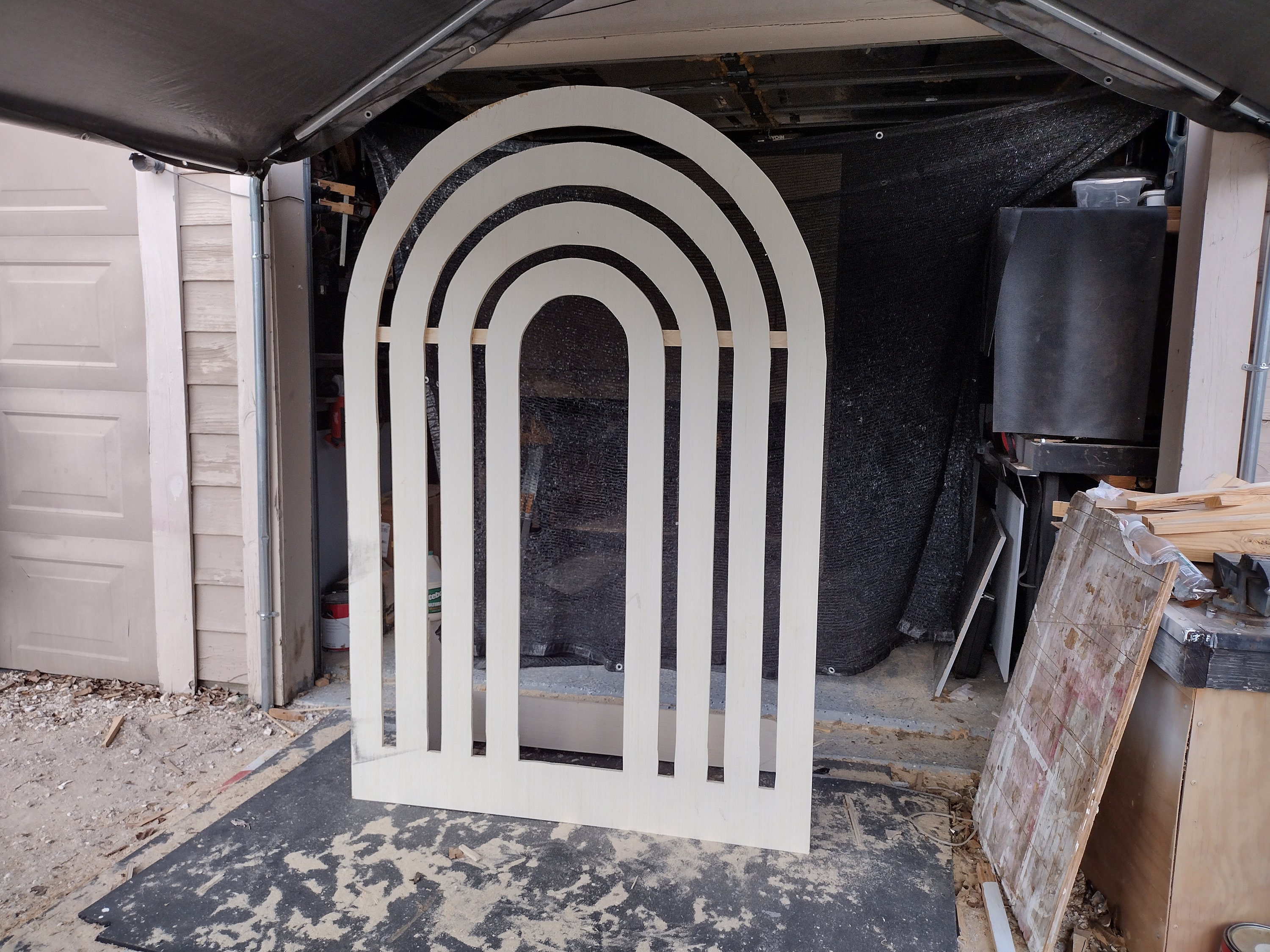 Rainbow Arch Backdrop PLANS With Measurements DIGITAL - Etsy