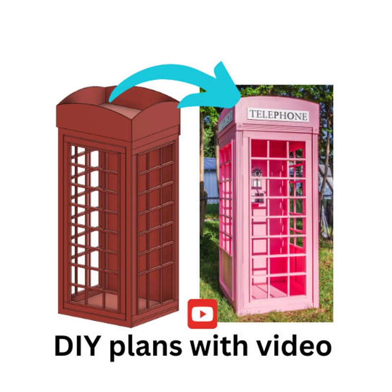 Plans Phone Booth - Etsy