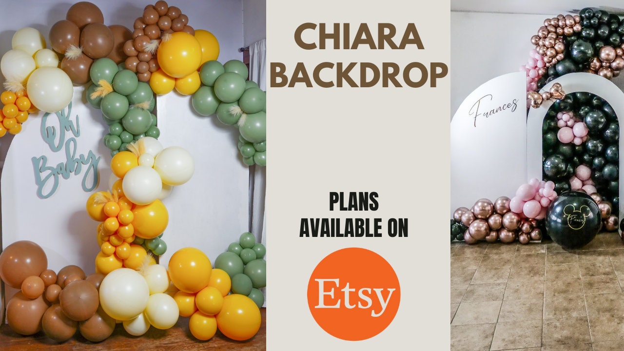 Chiara Backdrop PLANS With Measurements DIGITAL DOWNLOAD | Etsy