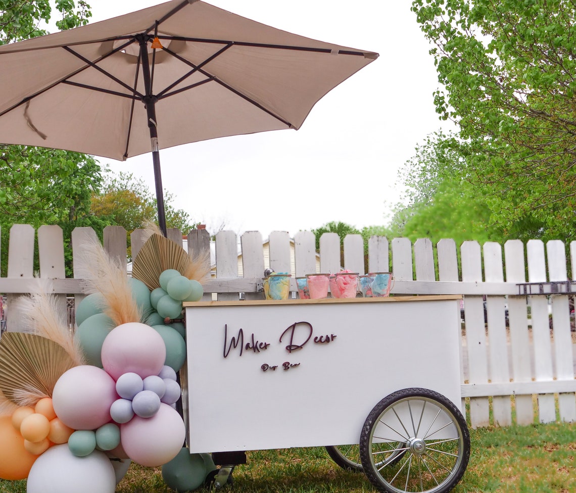 Candy Cart Trolley Style PLANS With Measurements DIGITAL - Etsy