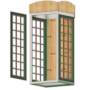 Telephone Booth Backdrop PLANS With Measurements- DIGITAL DOWNLOAD ...