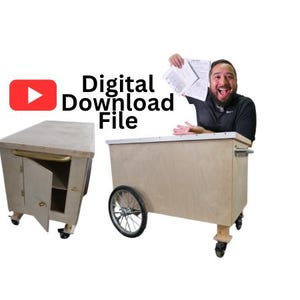 Downtown Candy Cart PLANS - Foldable Plans With Measurements- DIGITAL ...