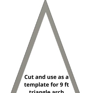 Triangle Arch PLANS With Measurements - DIGITAL DOWNLOAD (these Are ...