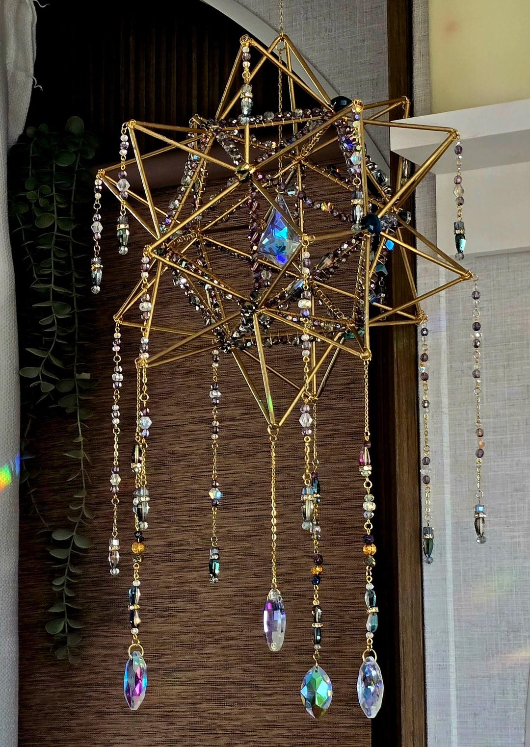 Solar Citadel Citrine Suncatcher - Etsy