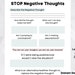 Printable Stop Negative Thoughts|instant Download|self Growth|mental ...