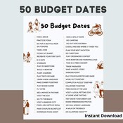 50 Date Bucket List Printable Bucket List Date Ideas Couple Goals Date ...