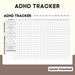 ADHD Tracker|printable Planner|printable Tracker|mental Health|self ...
