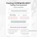 Feeling Overwhelmed Printable|printable Journal|journal Prompt|self ...