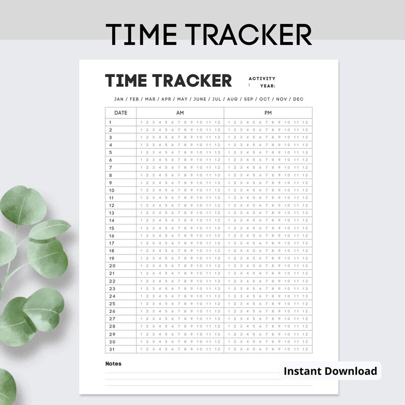 Printable Time Trackerdaily Schedule printable Trackerdaily ...