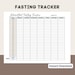Intermittent Fasting Tracker,printable Tracker, Fasting Tracker,digital ...
