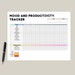 Mood and Productivity Tracker Printable Tracker Daily Planner Printable ...