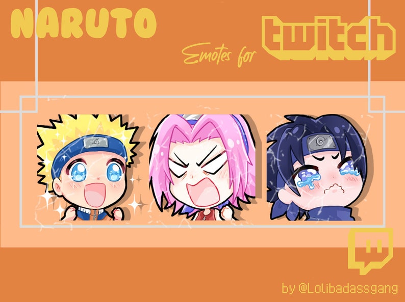 Naruto Ninja Emote Twitch Discord | Etsy