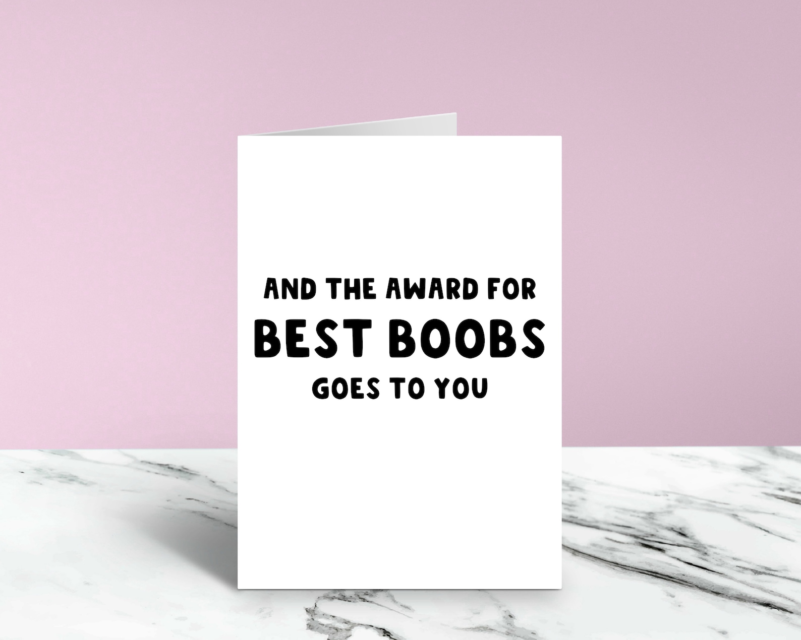 Boobs Card Award Card Sexy Valentine Card Boobies Greeting Etsy
