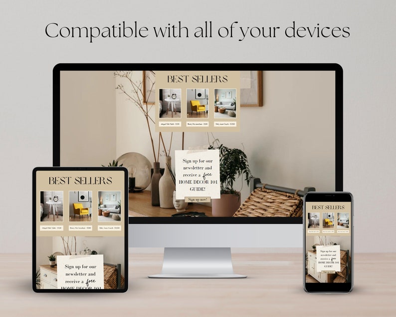 Canva Link in Bio Template for Interior Designers, Instagram Bio Link ...