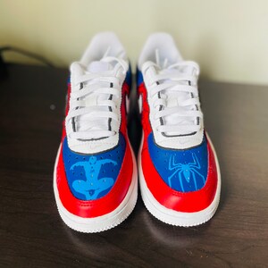 Custom Hand Painted Spider-man Shoes! - Etsy
