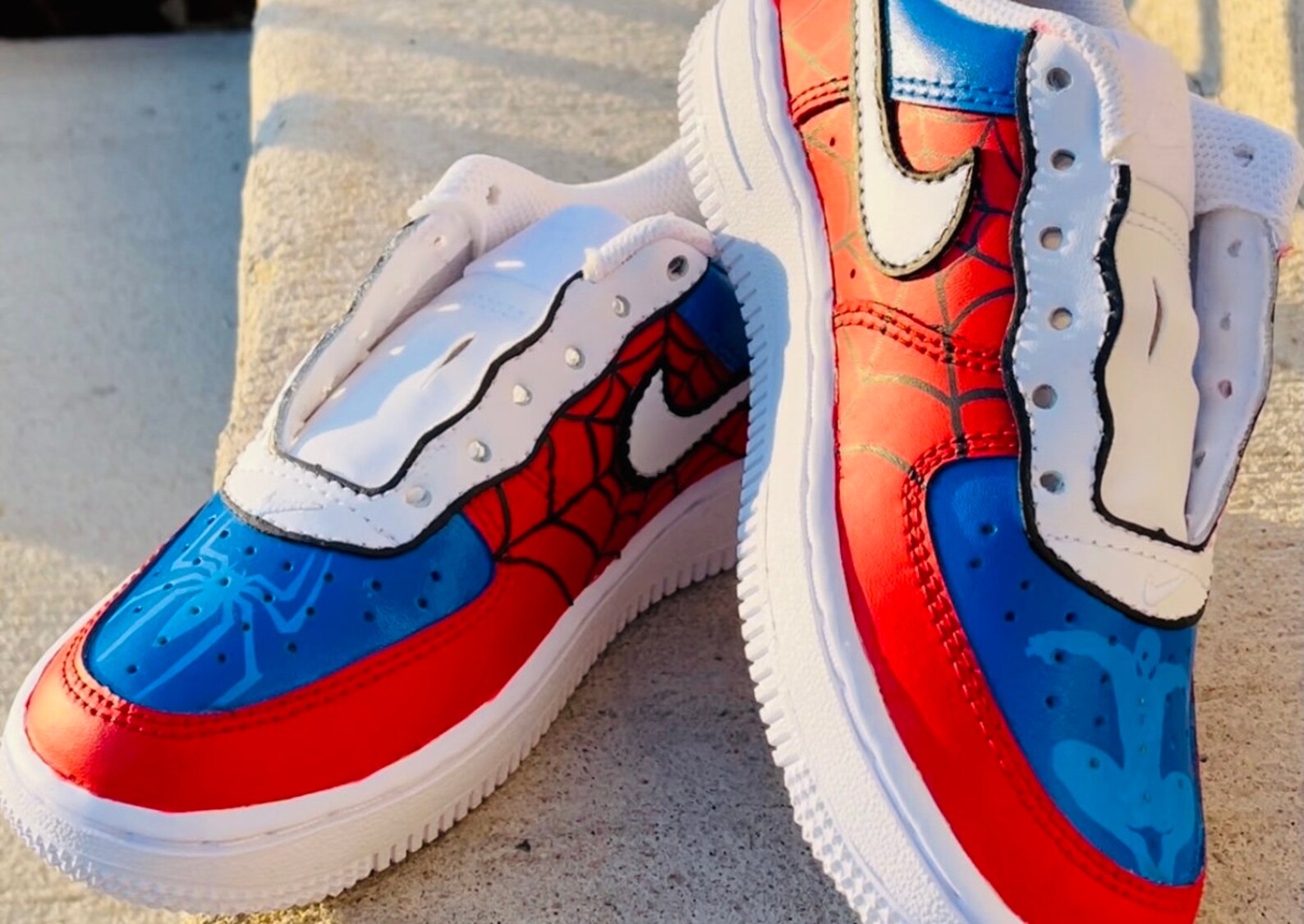 Custom Hand Painted Spider-man Shoes! - Etsy