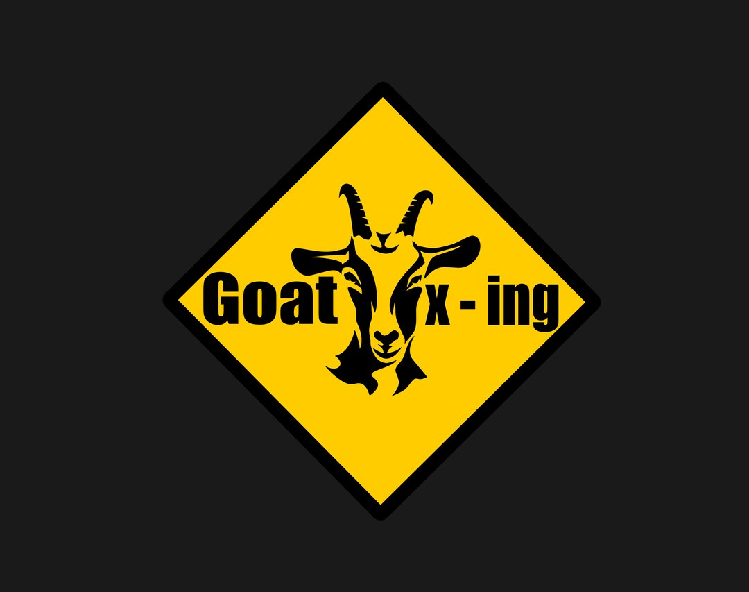 Goat Crossing Decal - Etsy