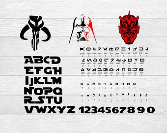 Aurebesh & Star Wars Font SVG Bundle / Cut File / Cricut / Inkscape ...