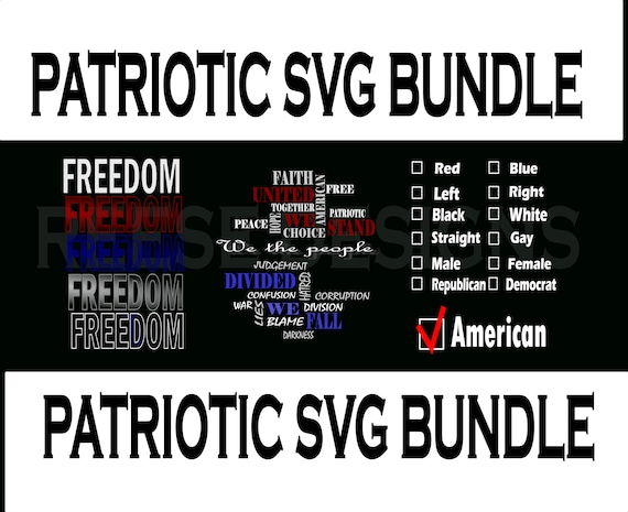 Patriotic SVG Bundle - Etsy