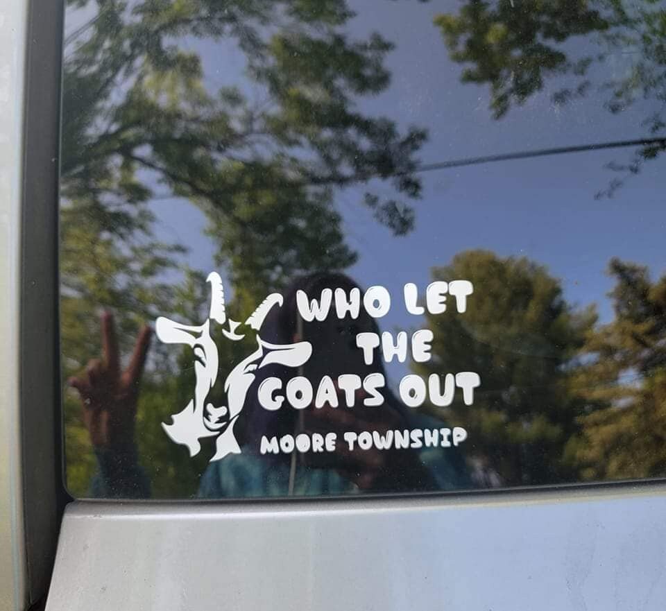 Who Let the Goats Out Decal - Editable Township Name - Etsy