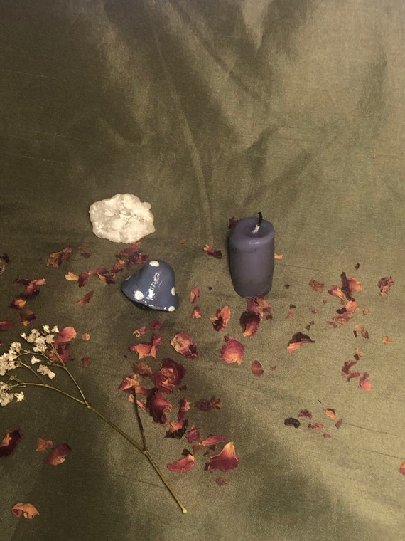 Galaxyite Crystal Clay Mushroom - Etsy