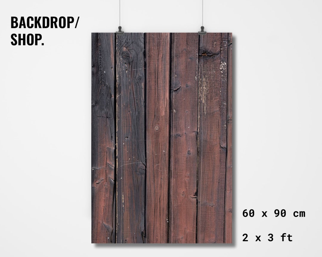 Wooden Backdrop Printed on Matte Vinyl for Food, Product Photography ...