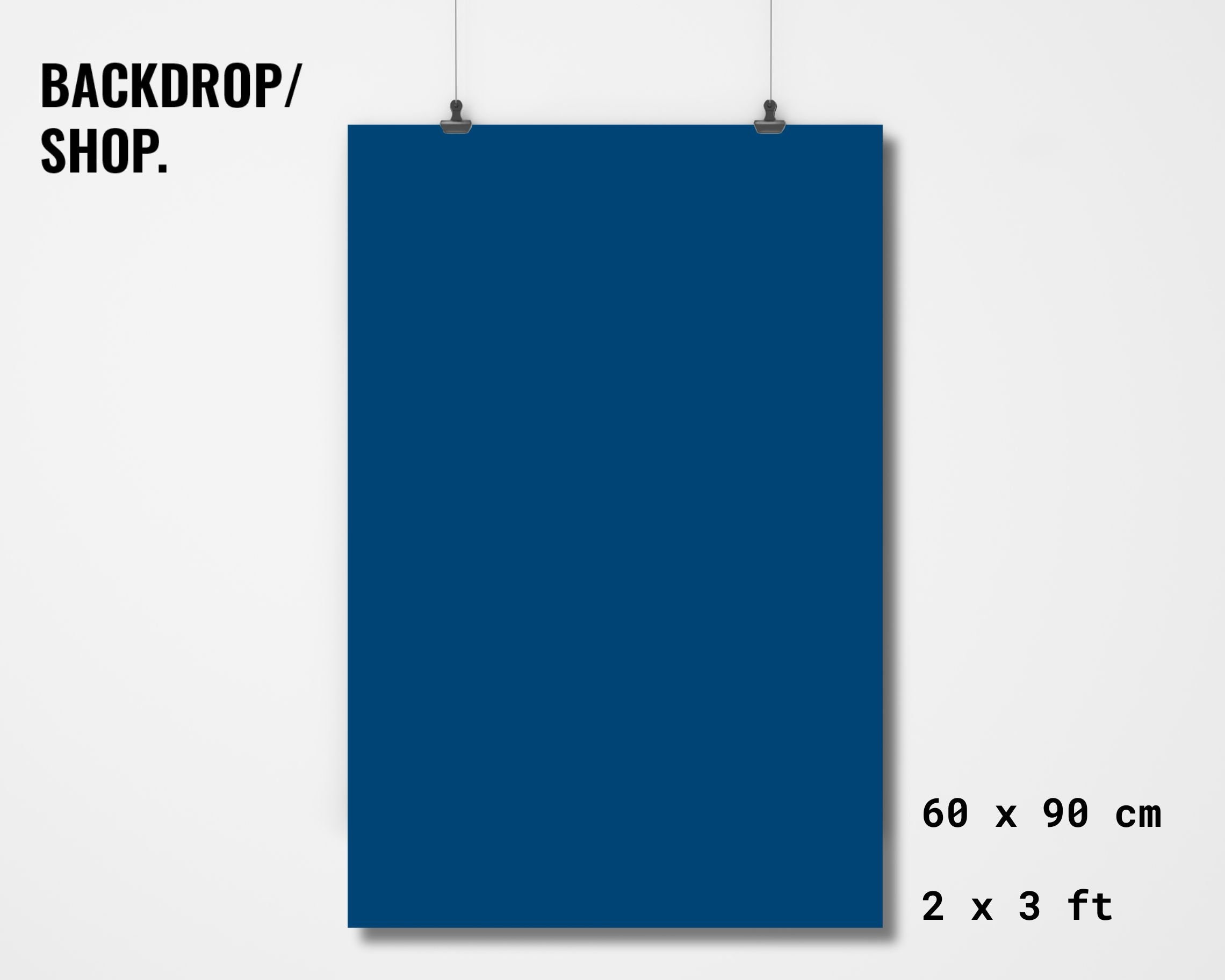 Blue Vinyl Backdrop, Plain Background, Vinyl Waterproof Backdrop, Blue ...