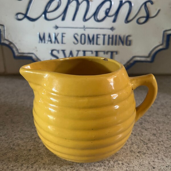Yellow Creamer - Etsy