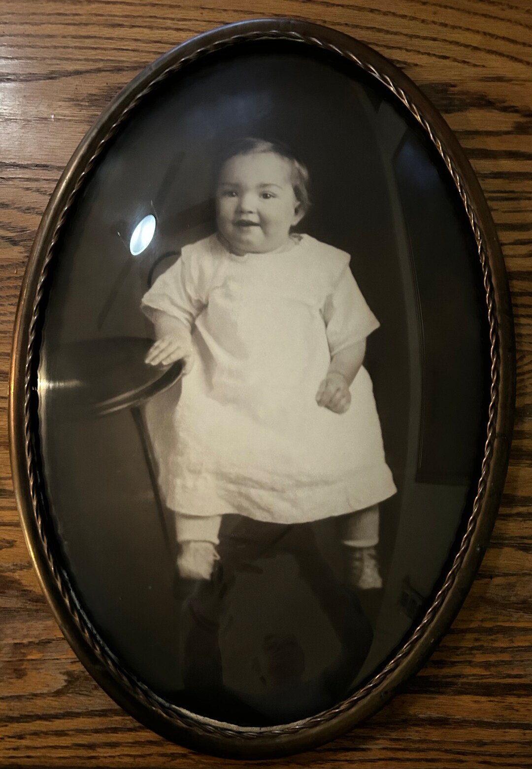 Antique Copper Photo Frame With Photo - Etsy