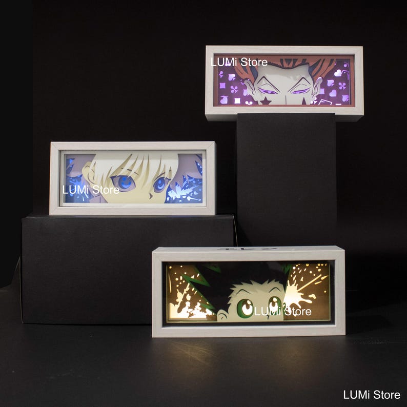 Handcrafted Anime Lightbox | 3D LED Night Light - Etsy