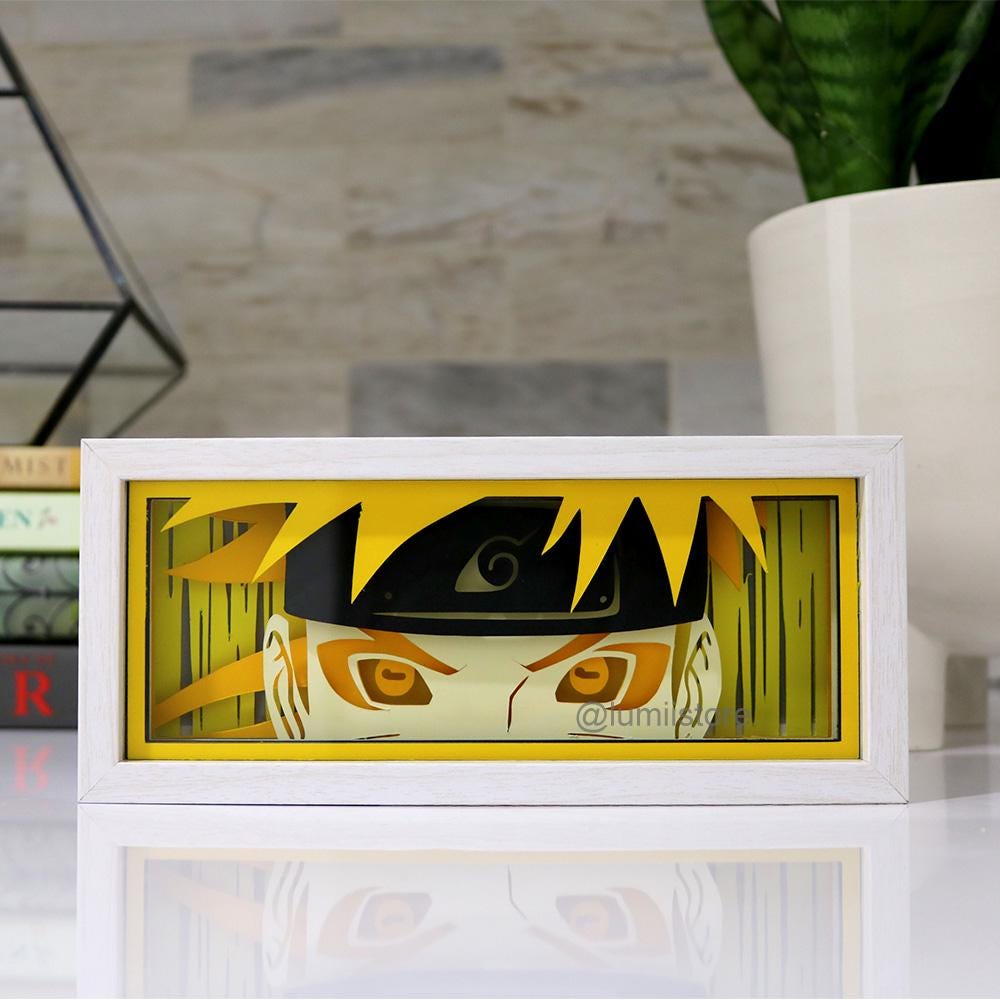 Handcrafted Anime LED Lightbox | 3D Papercraft Art - Etsy