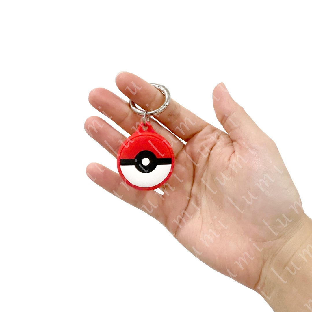 Pokemon Pokeball AirTag Keychain Holder - Etsy