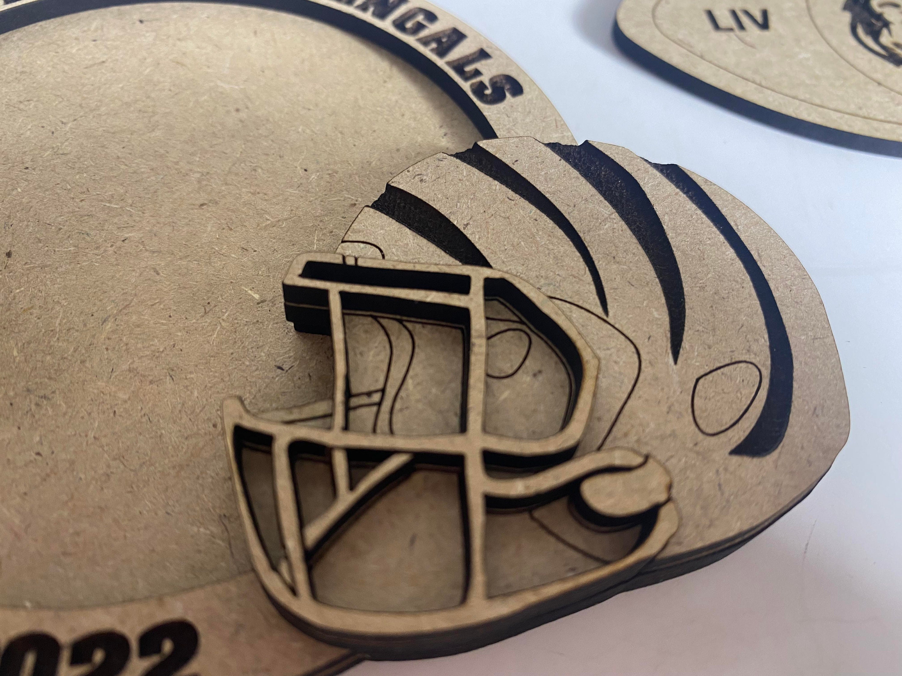SVG Glowforge File, Football Ai and SVG File. Customizable. - Etsy