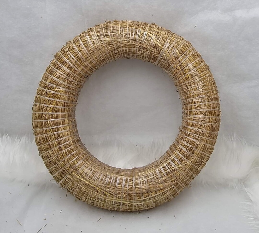 Natural Straw Wreath Base: DIY Craft Supplies - Etsy
