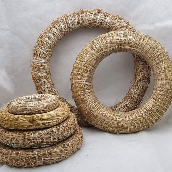 Straw Wreath - Etsy