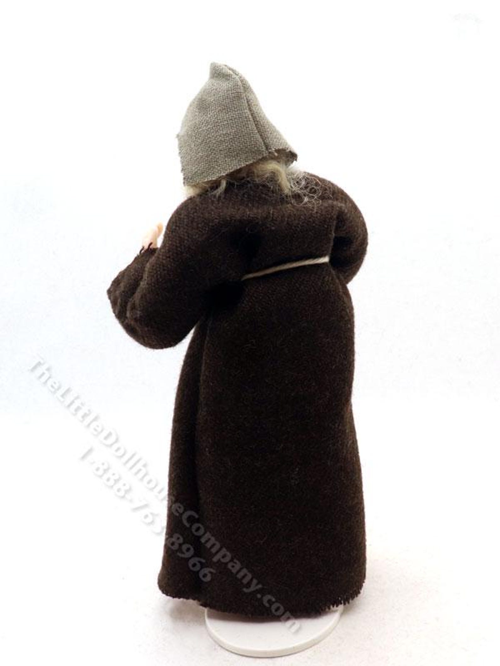 Miniature Handcrafted Vintage Medieval Elder With Walking Stick by ...