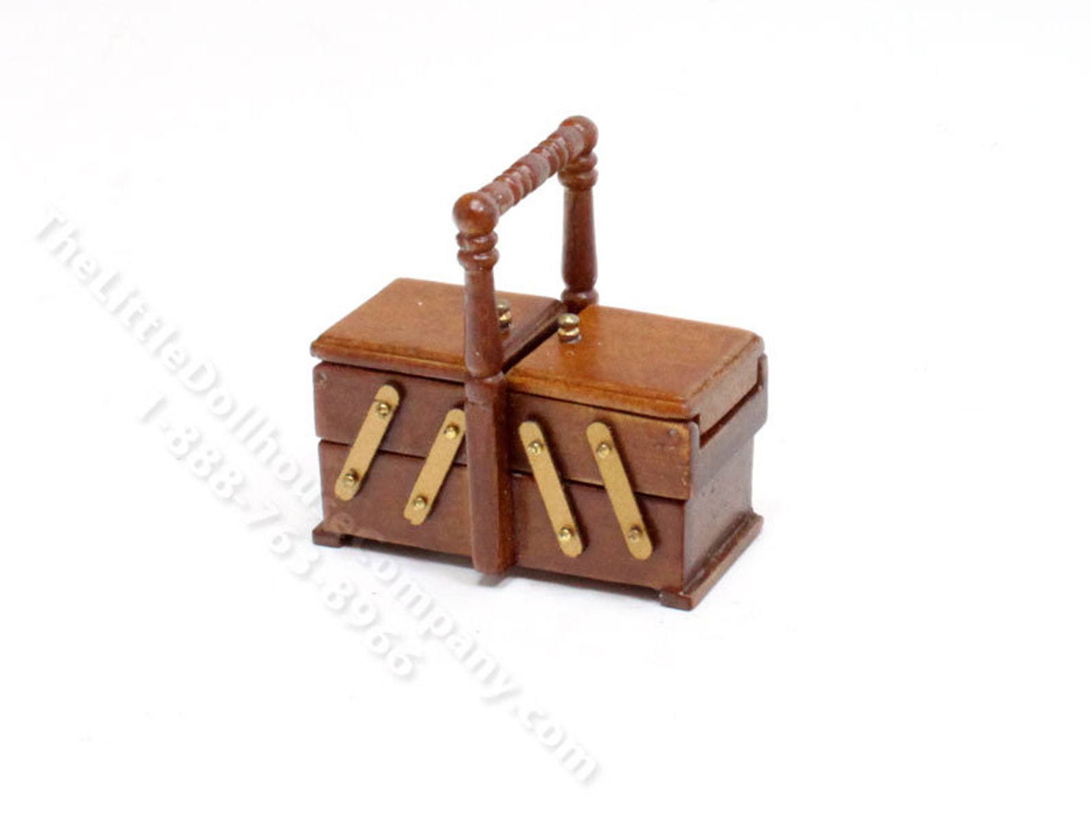 Dollhouse Miniature Sewing Box - Etsy