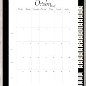 Digital Planner With Hyperlinks 2021-2022 - Etsy