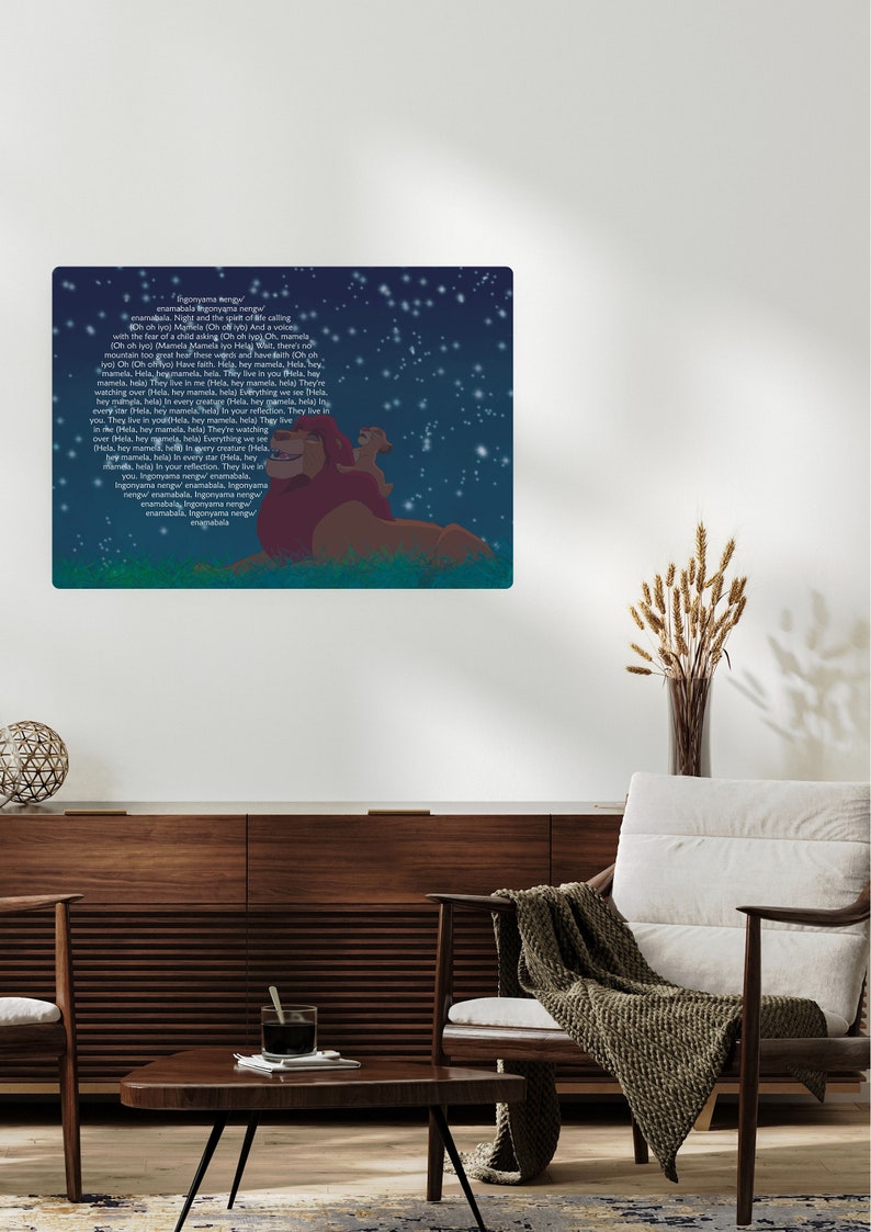 They Live in Us, Lion King Digital Poster - Etsy
