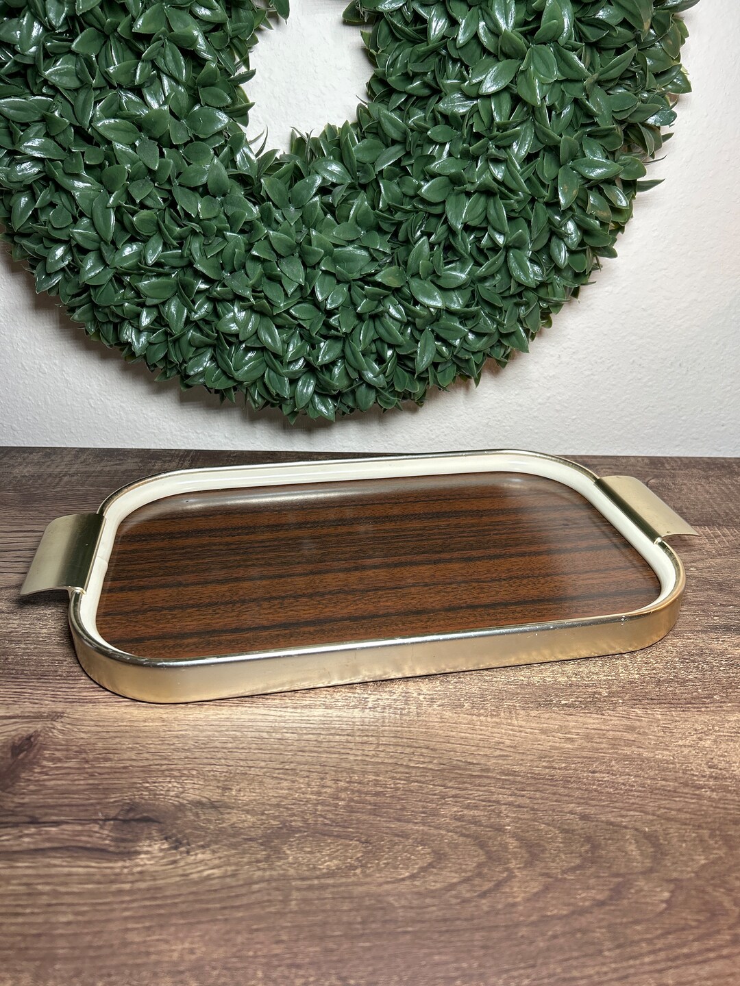 Mid Century Modern Tray , Vintage Tray , Vanity Tray , Entry Way Table ...