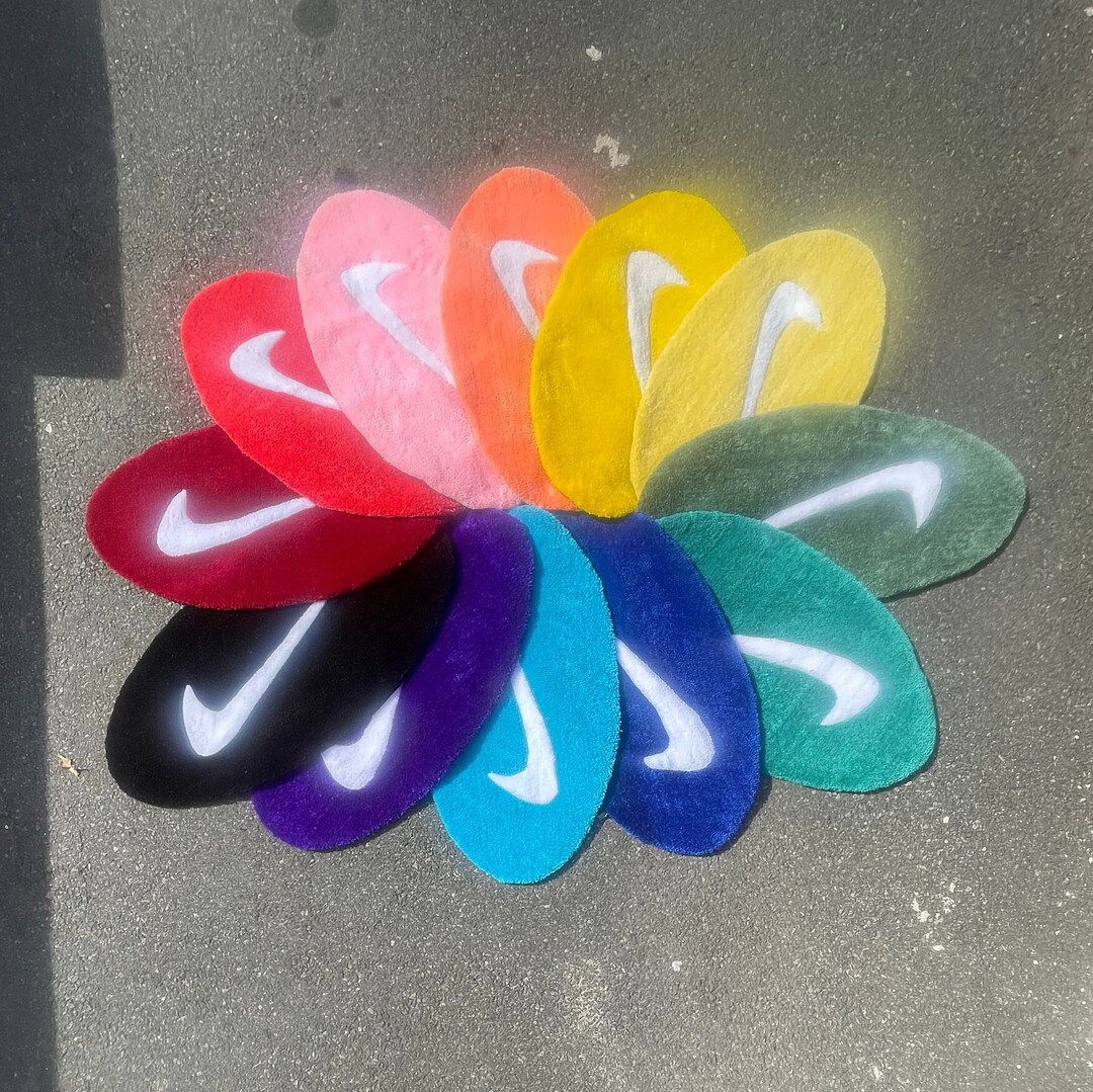 Nike Swoosh Oval Rug - Etsy