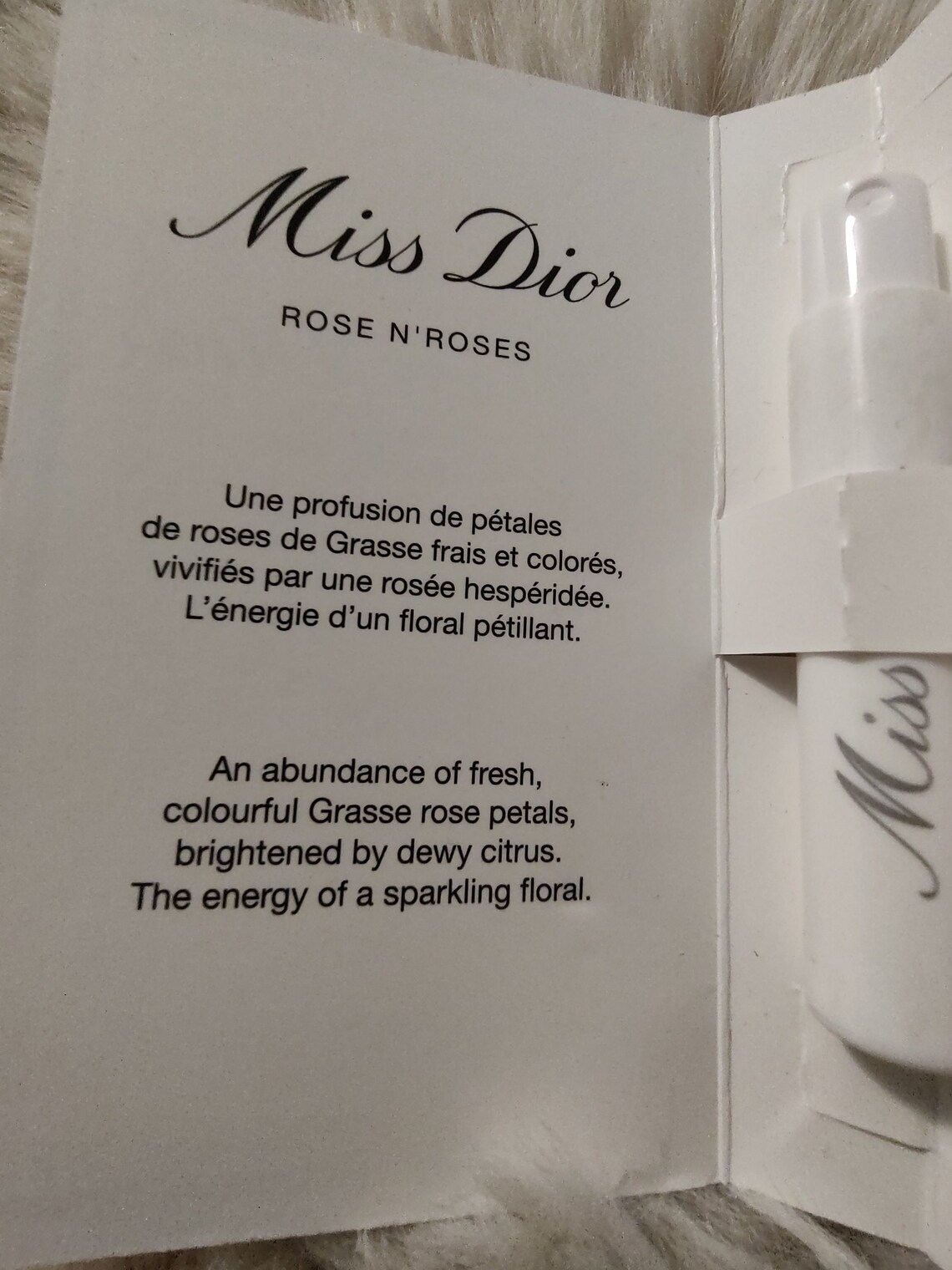 Dior Miss Dior Rose N' Roses Parfum Sample Fragrance for Women ...