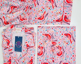 Cardinal Pajamas - Etsy