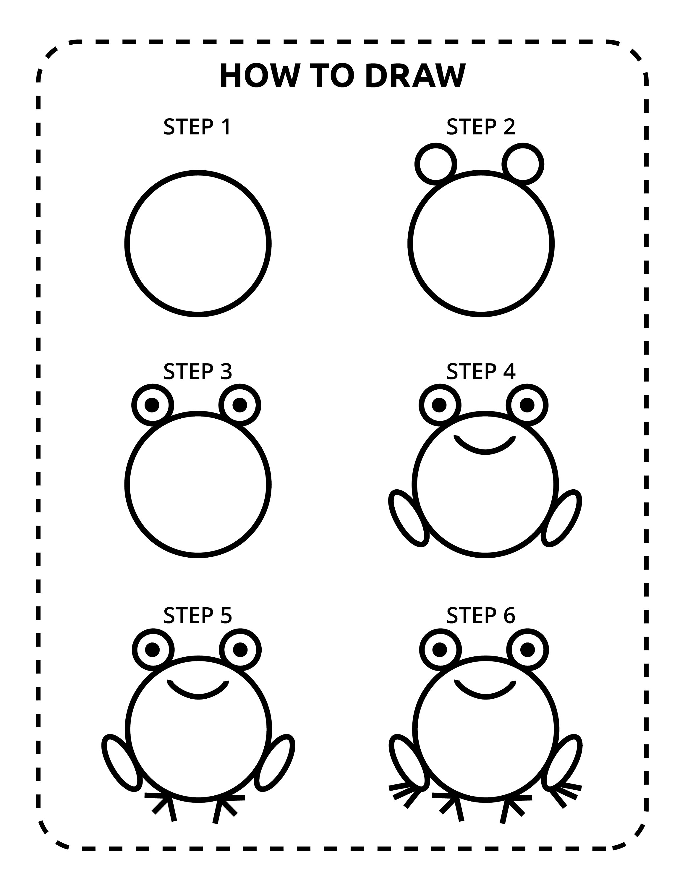 30 How-to-draw Activity Pages - Etsy UK