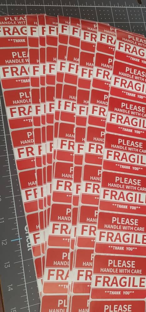 Large Fragile Handle With Care Stickers – Multiple Quantities Available ...