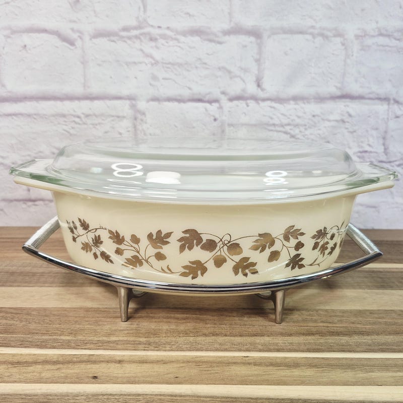 Vintage Pyrex Golden Acorn - Etsy